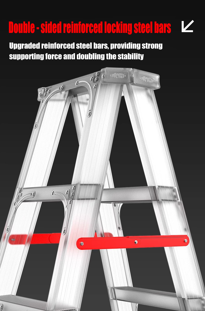 Ladder Foldable Carbon alloy Ladder Heavy Duty Thicker Carbon Steel ...
