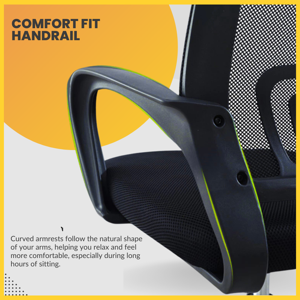 Computer Table GX468 Black & Beech w/ Drawer | Printer Shelf | Easy to ...