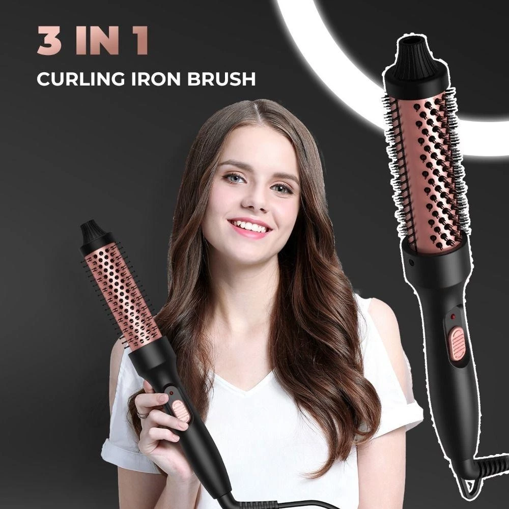Hairverse hair comb 3 in 1 hair straightener Electric Thermal Brush ...