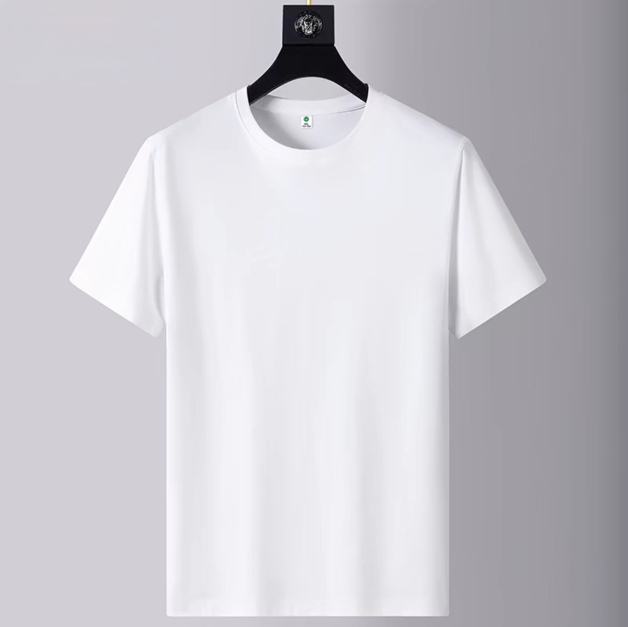 Active plain Drown lavender T-shirt simple rush brand casual round neck ...