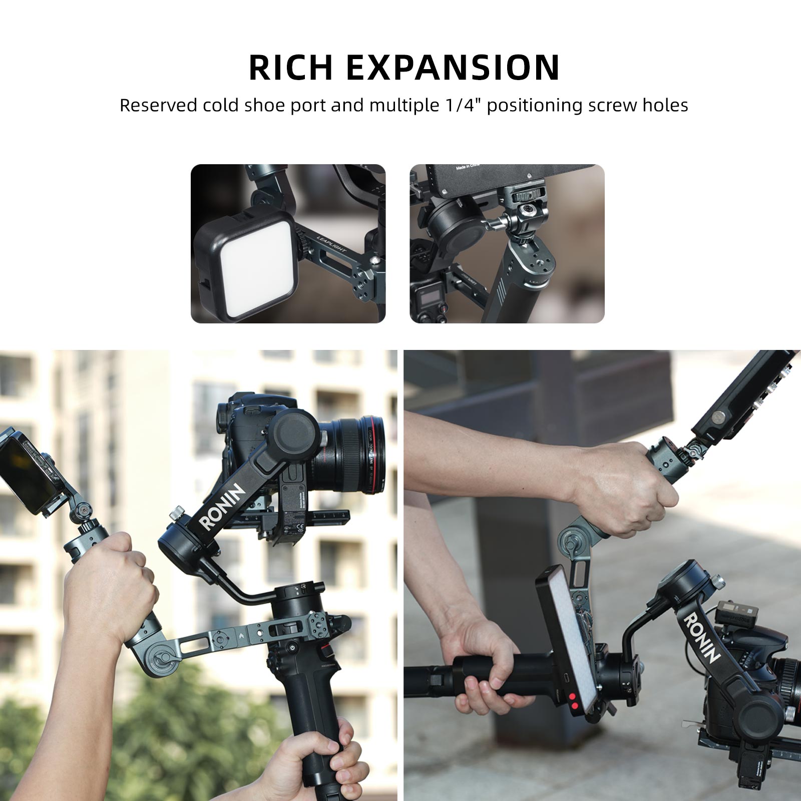Metal Adjustable Sling Handgrip Gimbal Compatible Handle Grip For DJI ...