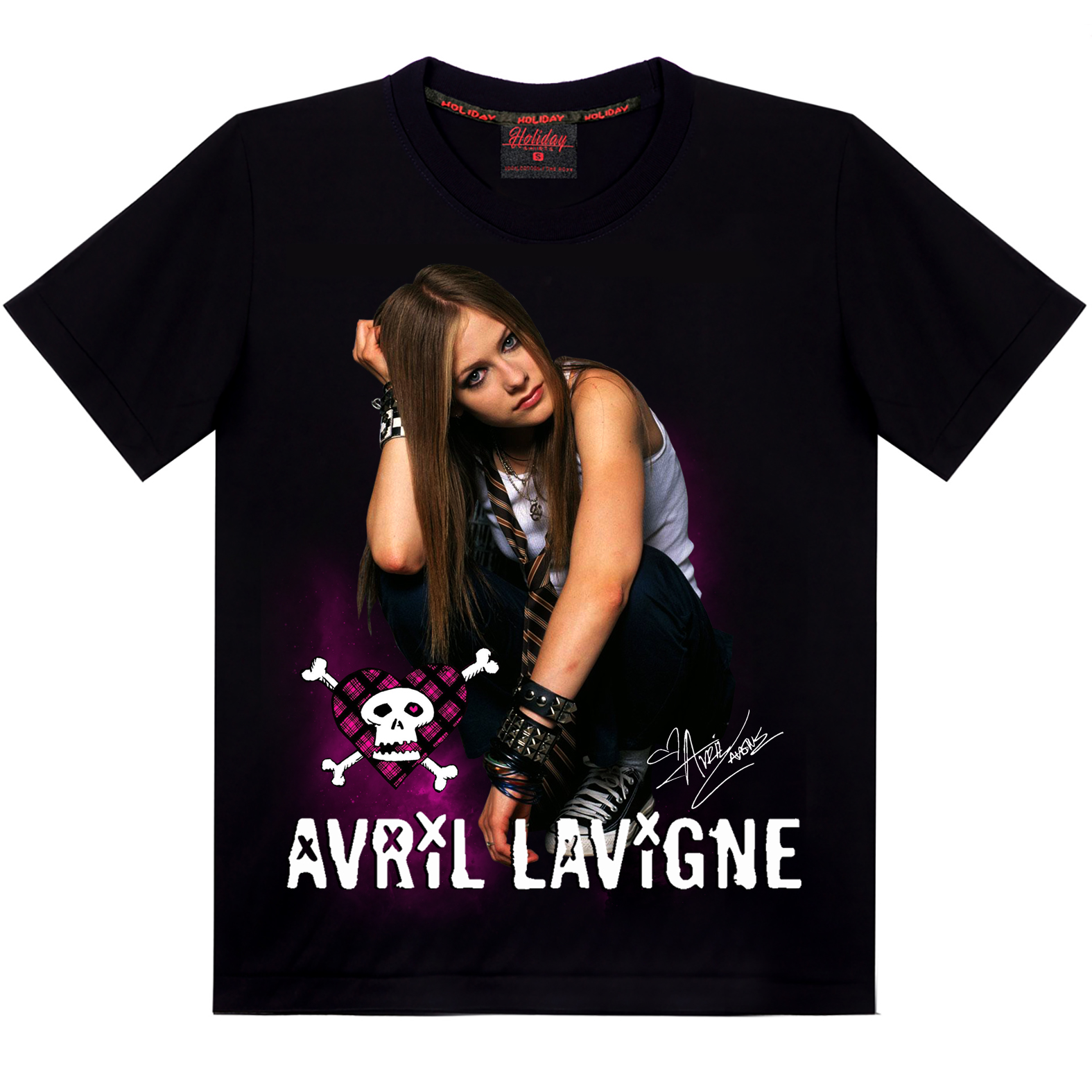 ( HOLIDAY SHIRTS ) AVRIL LAVIGNE - PUT UP A MF T-SHIRTS cotton, made in ...
