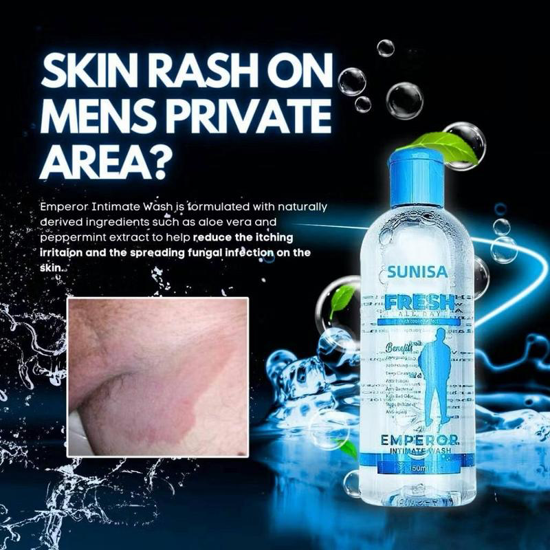 SUNISA Fresh Emperor Intimate Wash for Men – Anti-Itch, Anti-Fungal ...