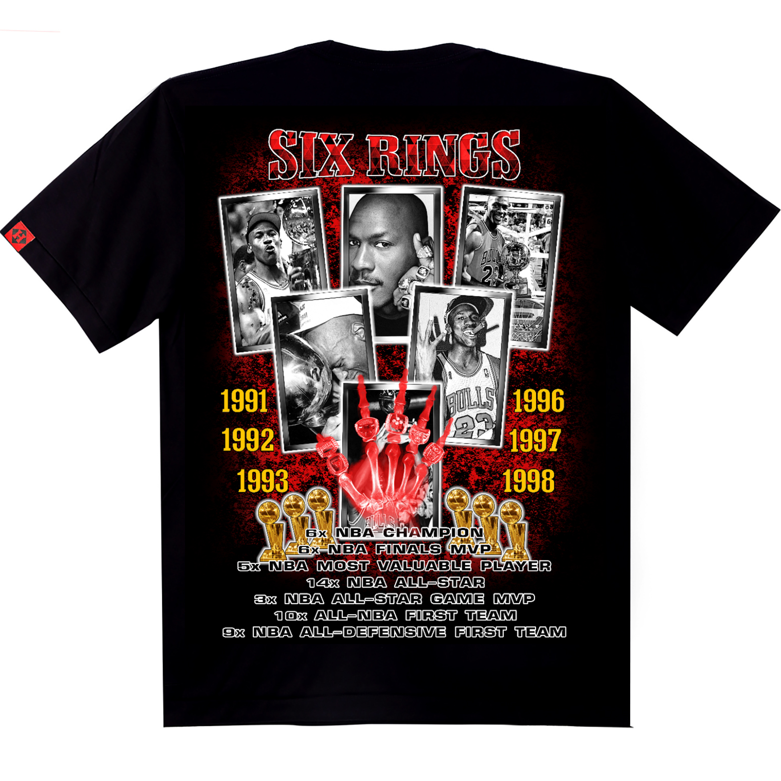( HOLIDAYSHIRTS ) MICHAEL JORDAN BANNERS CHAMP T-SHIRTS cotton, made in ...