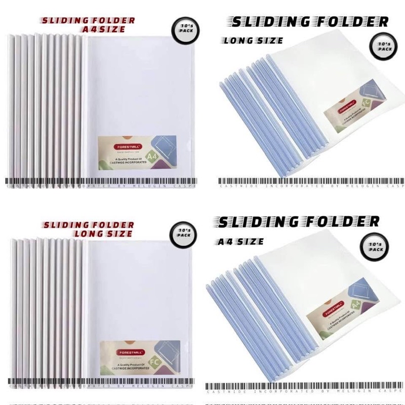 SLIDING FOLDER CLEAR [SOLD PER PACK 10’s] | Shopee Philippines
