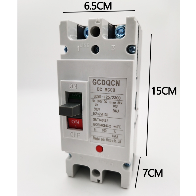2P DC Circuit Breaker Switch MCCB Solar Master Switch Battery ...