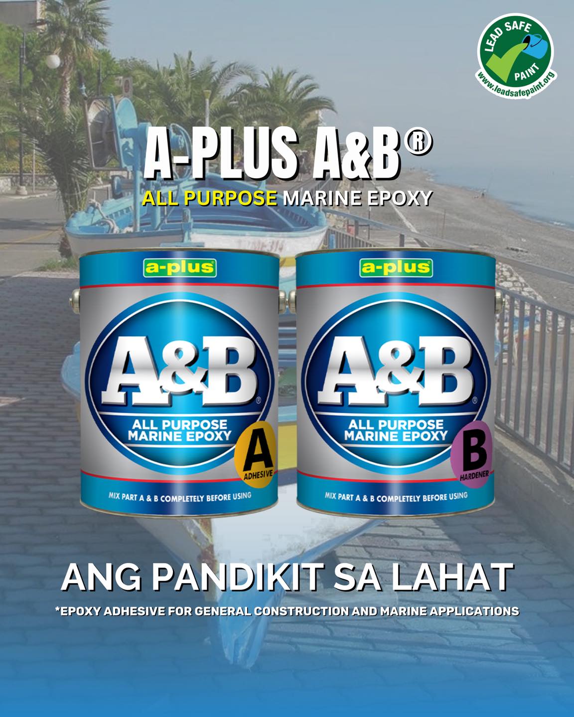 A-PLUS A&B MARINE EPOXY ADHESIVE AND PUTTY / A-PLUS A&B SPECIALTY EPOXY ...