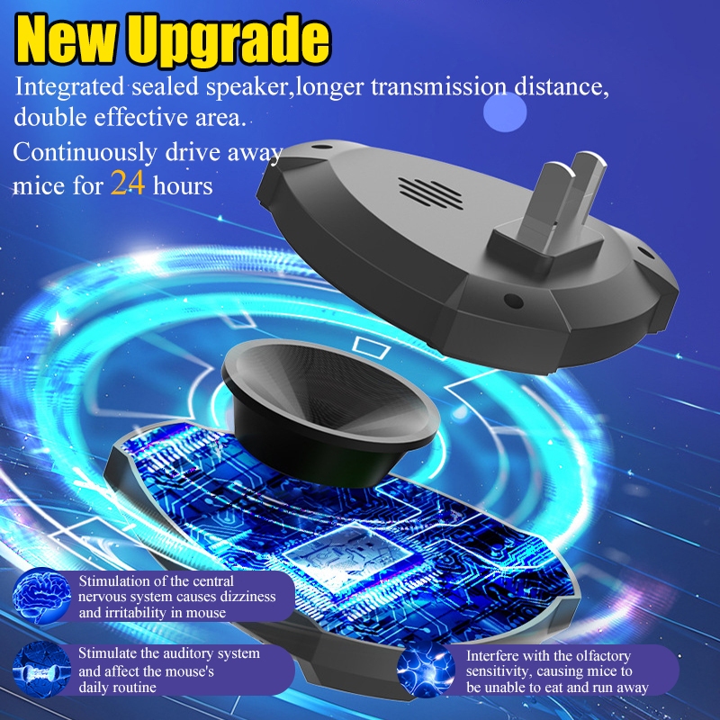 【Stronger 4 sonic waves】rat repellent ultrasonic rat radiation mouse ...