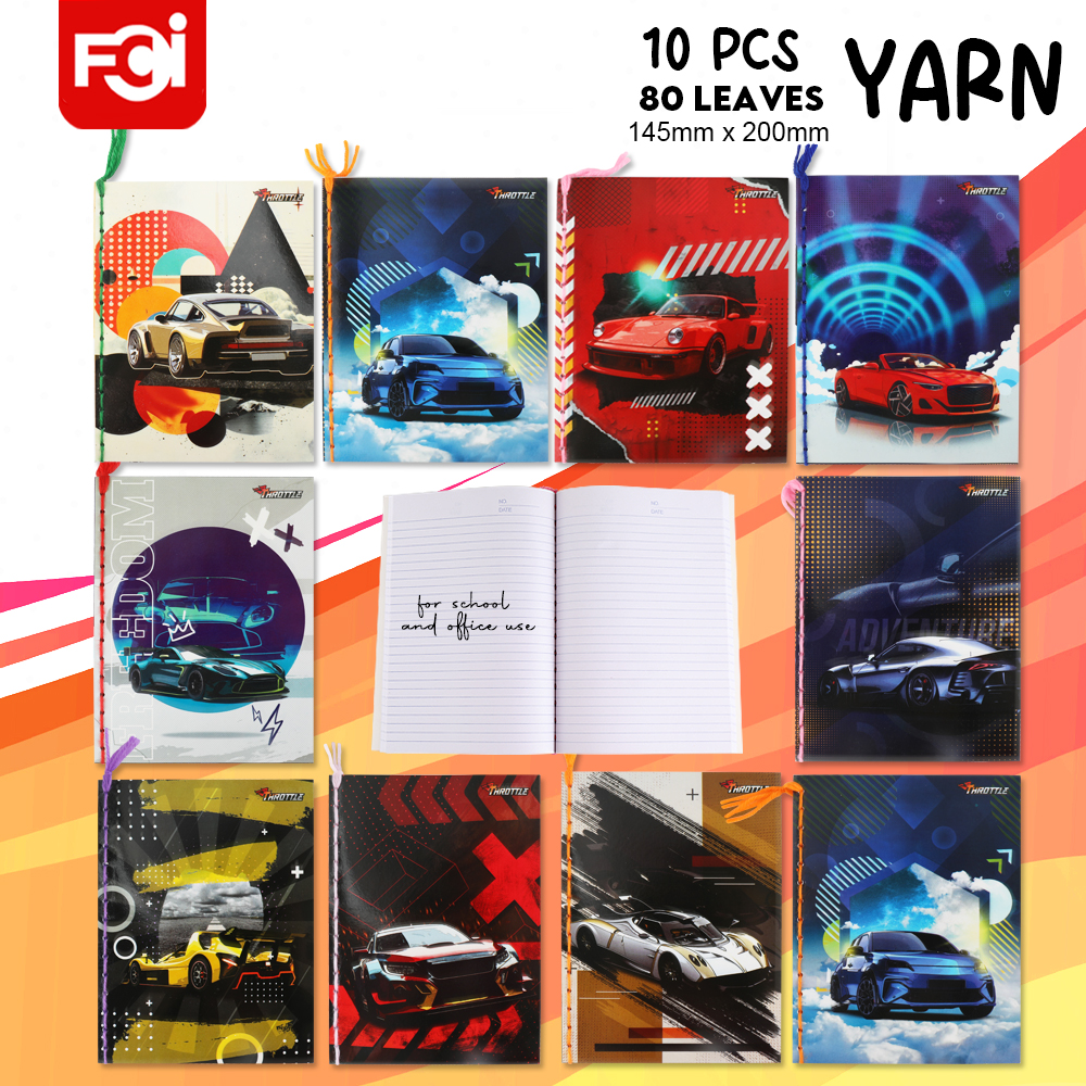 FCI Kawaii YARN NOTEBOOK WITH YARN (YARN NBK) ASSORTED DESIGN 80's ...