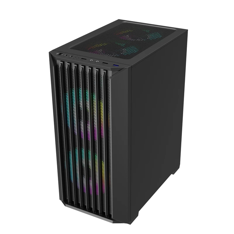 INPLAY Meta A200 Gaming Computer Case Mid-Tower M-ATX Desktop Case with ...