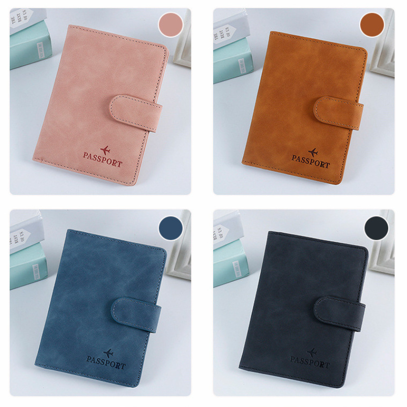 Stylish RFID Passport Cover with Multi-Card Slots for Women Men RFID ...