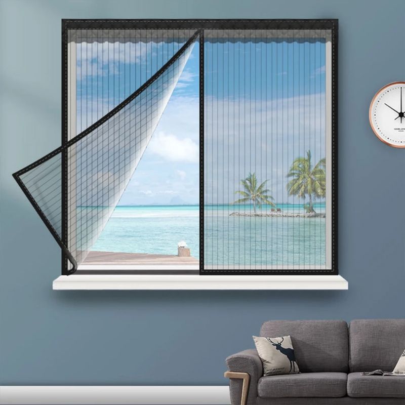Window Screen Mosquito Net Anti-mosquito Screen for Window Velcro ...