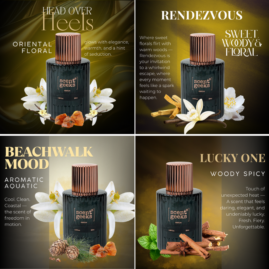 Scent Geeks 50ml Nosetalgia Series Perfumes Fragrance for Men & Women ...