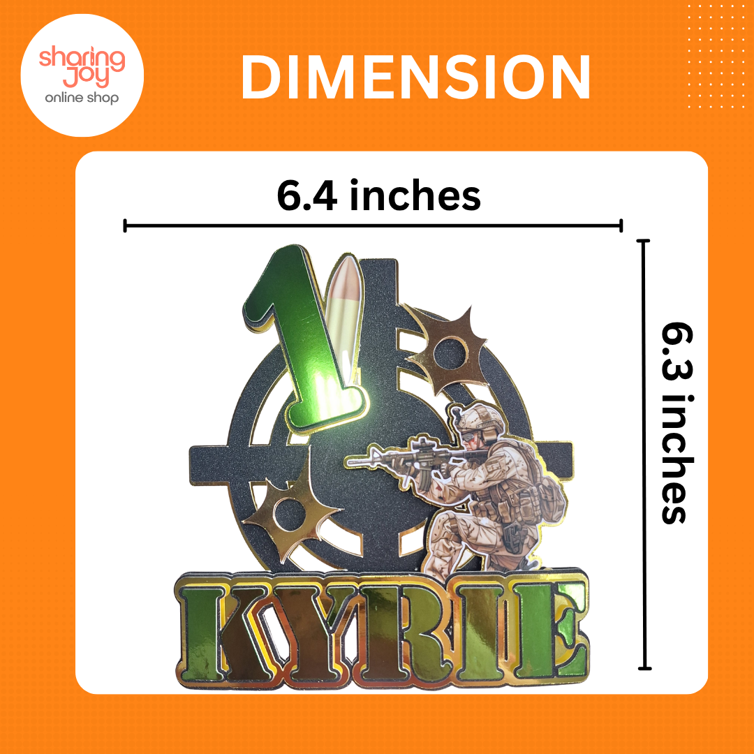 Military/Army Themed Cake Topper | Shopee Philippines