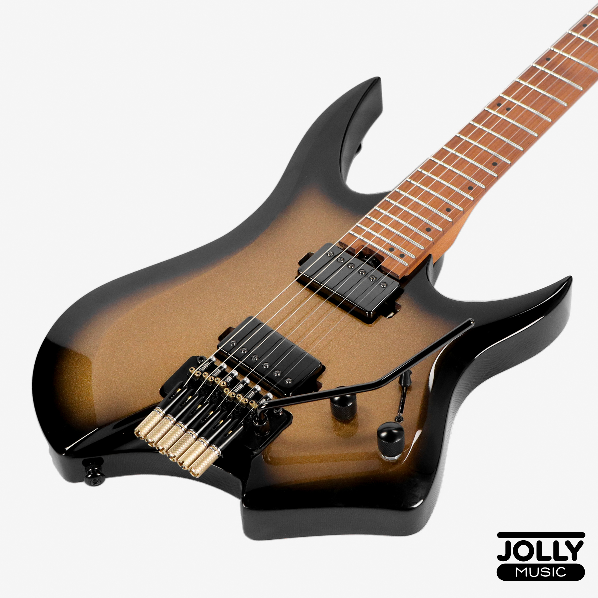 Jcraft Aeon Headless Electric Guitar Locking Tremolo Stainless HTR-3 ...