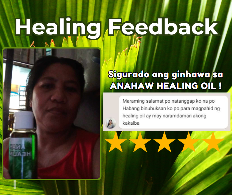 Anahaw Healing Oil 50ml | Shopee Philippines
