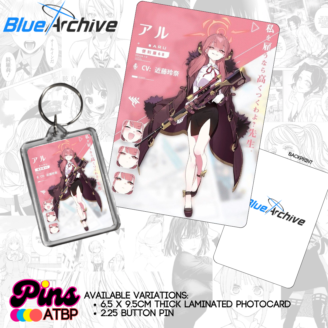 Blue Archive Anime Collectible Photocard Keychain - Pins ATBP | Shopee ...