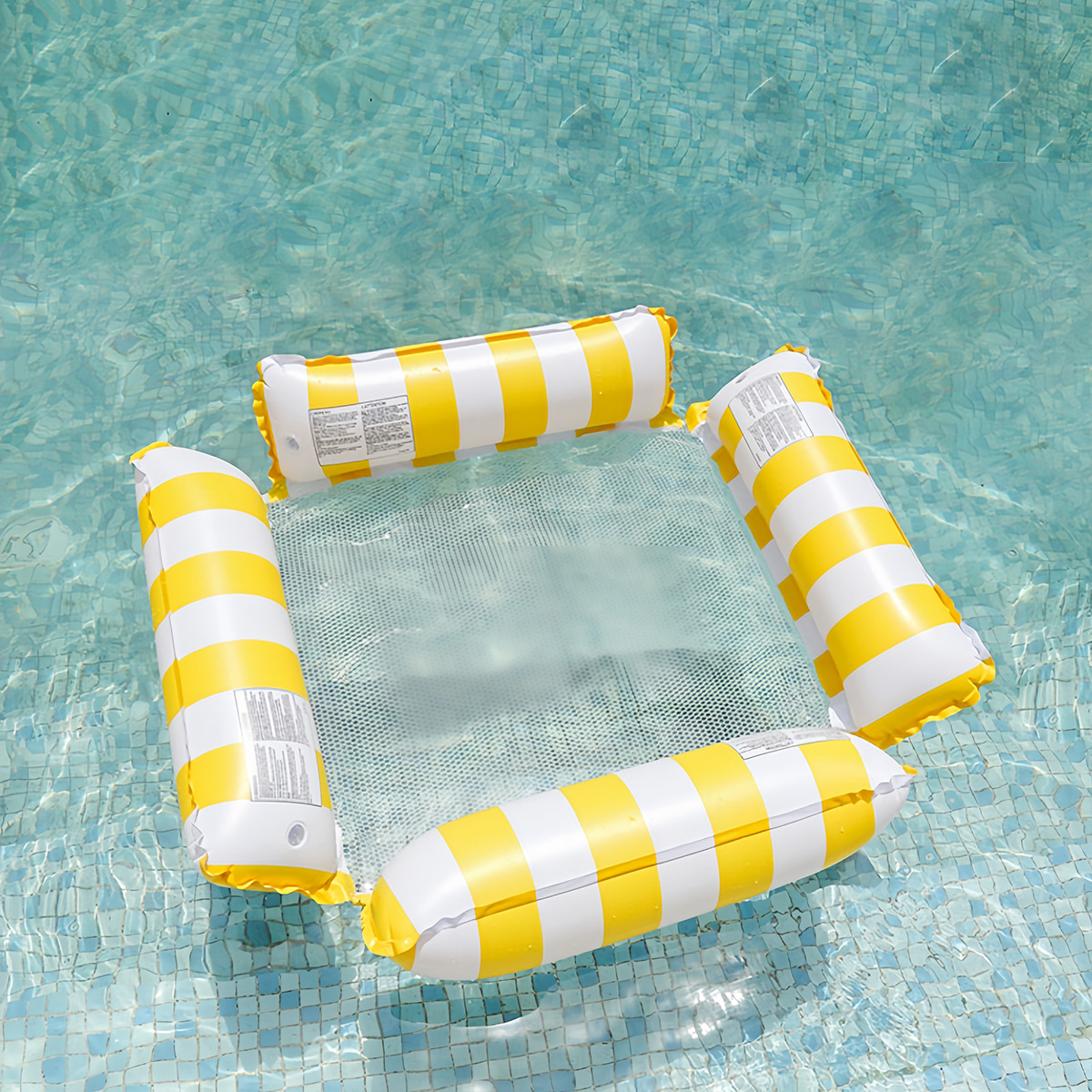 Floating Water Hammock Float Lounger Water Inflatable Floating Bed Pool ...