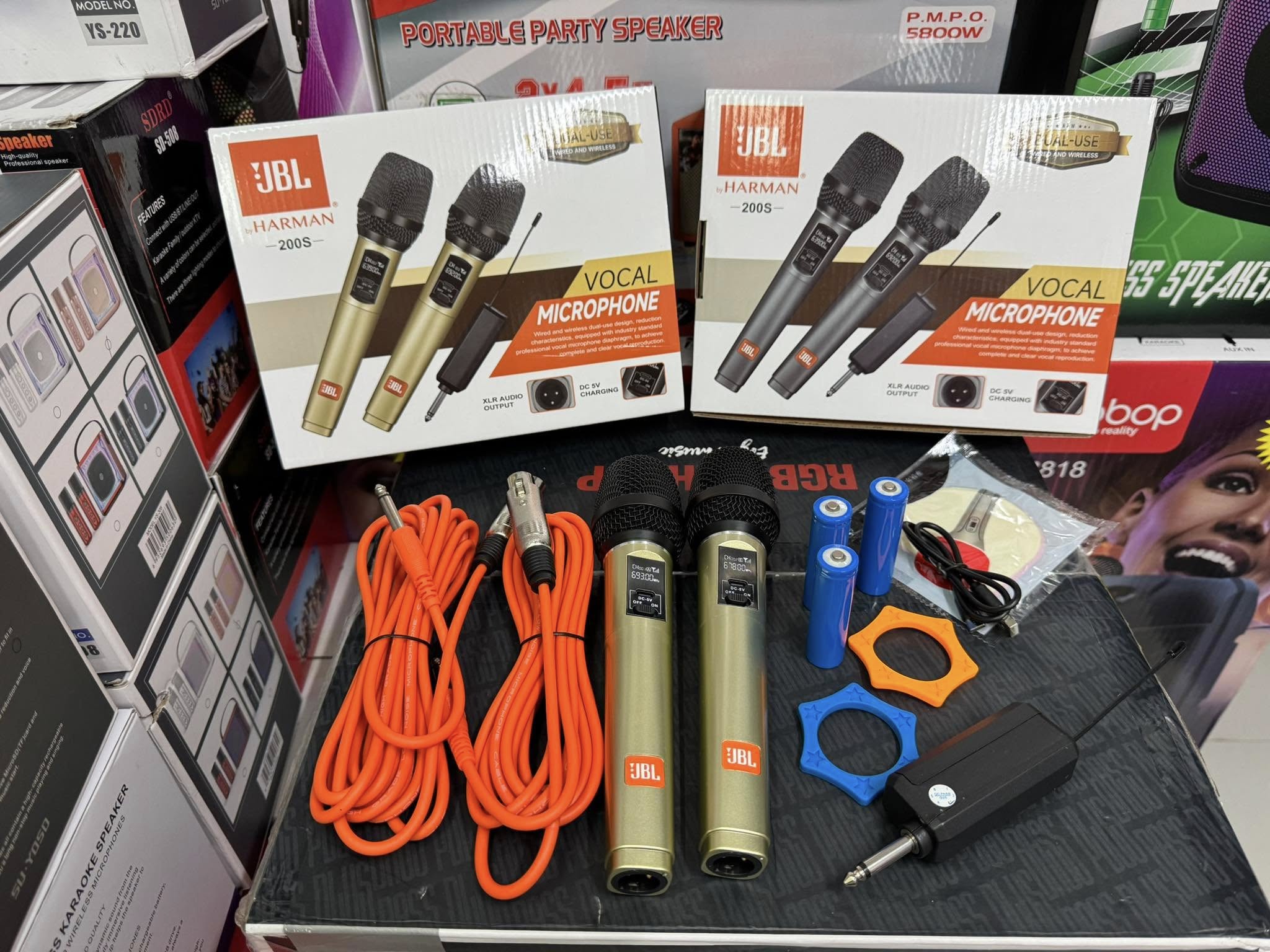 NEW JBL Mic 200s 2in1 function wireles and wired compatible TypeC Dual ...