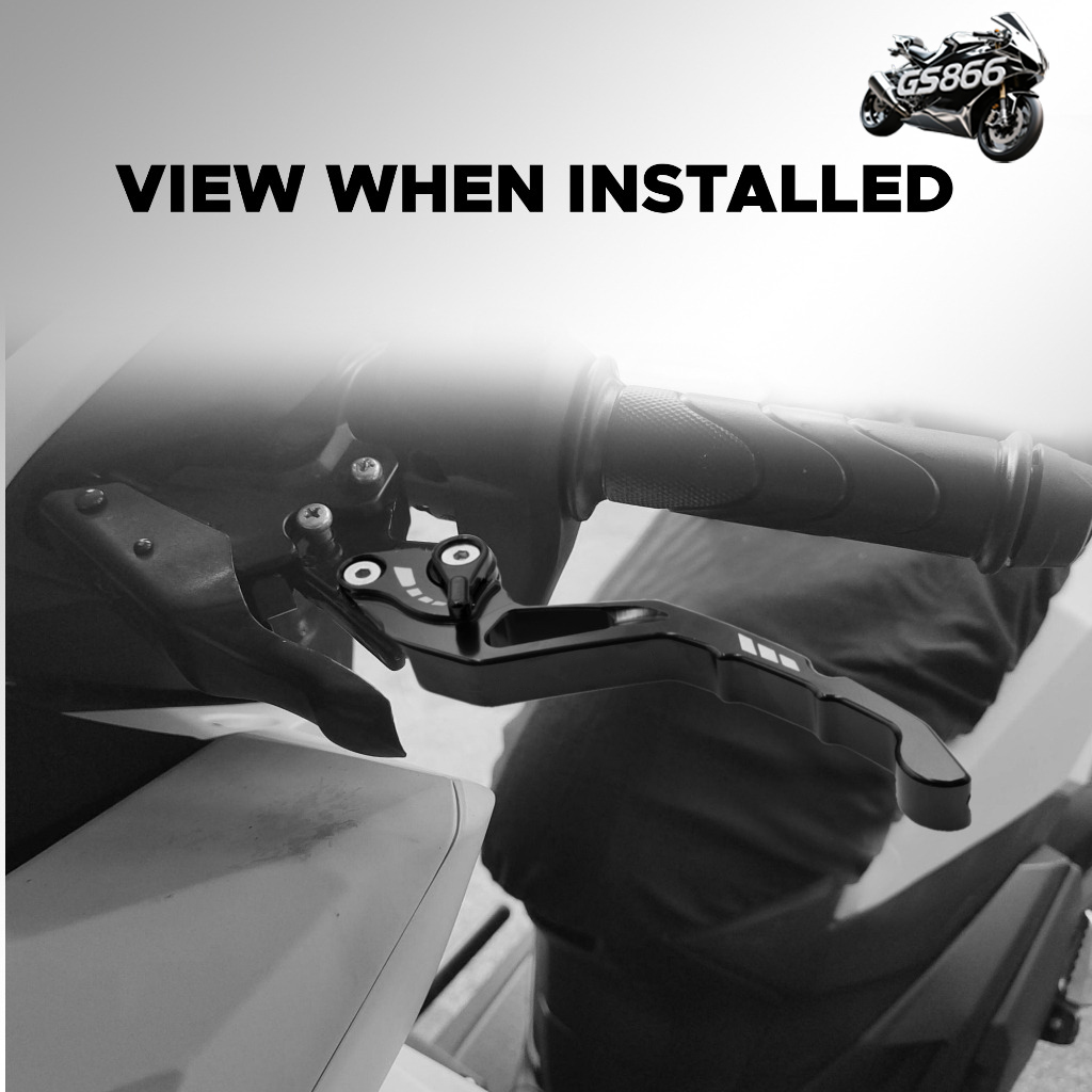 CLICK V2 / CLICK V3 COMBI CNC ALLOY BRAKE LEVER SET FOR HONDA CLICK V2 ...