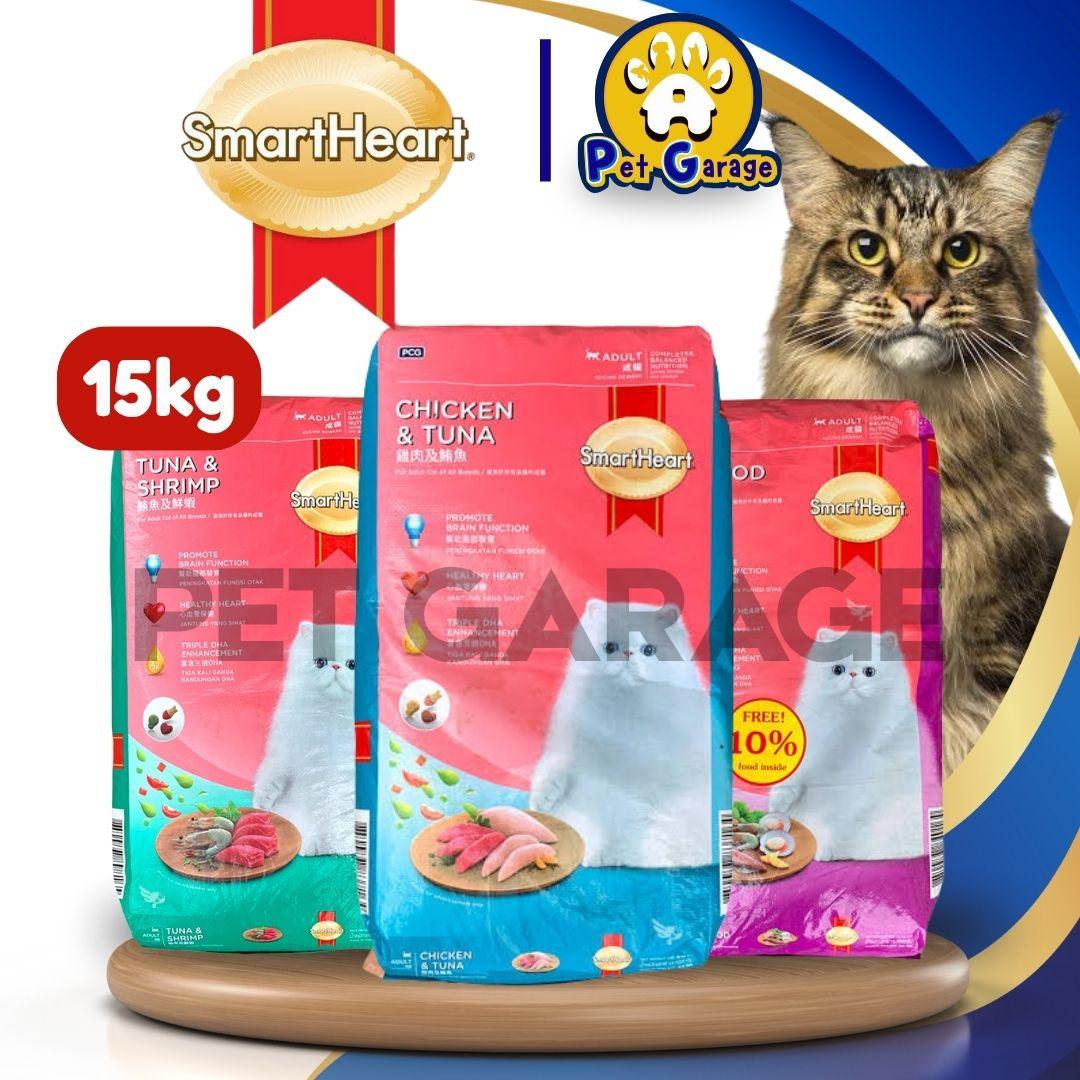 15kg Smartheart All Stages Adult Kitten Digestive Health Support Muscle ...
