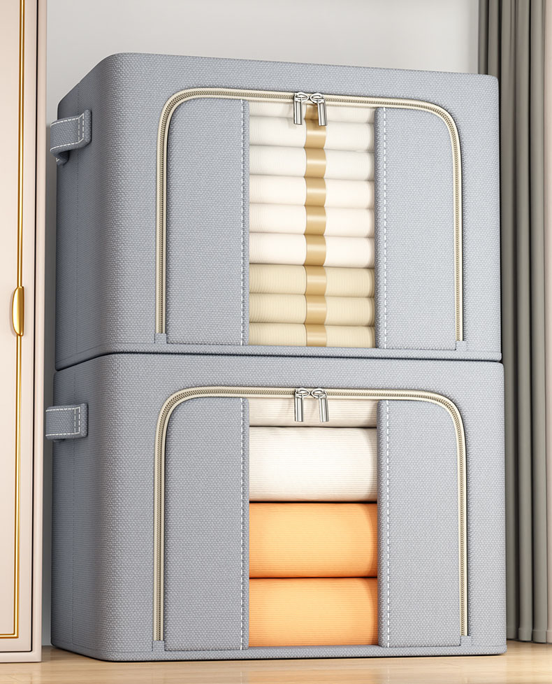 Clothes storage box Large capacity clothes organizer box folding ...