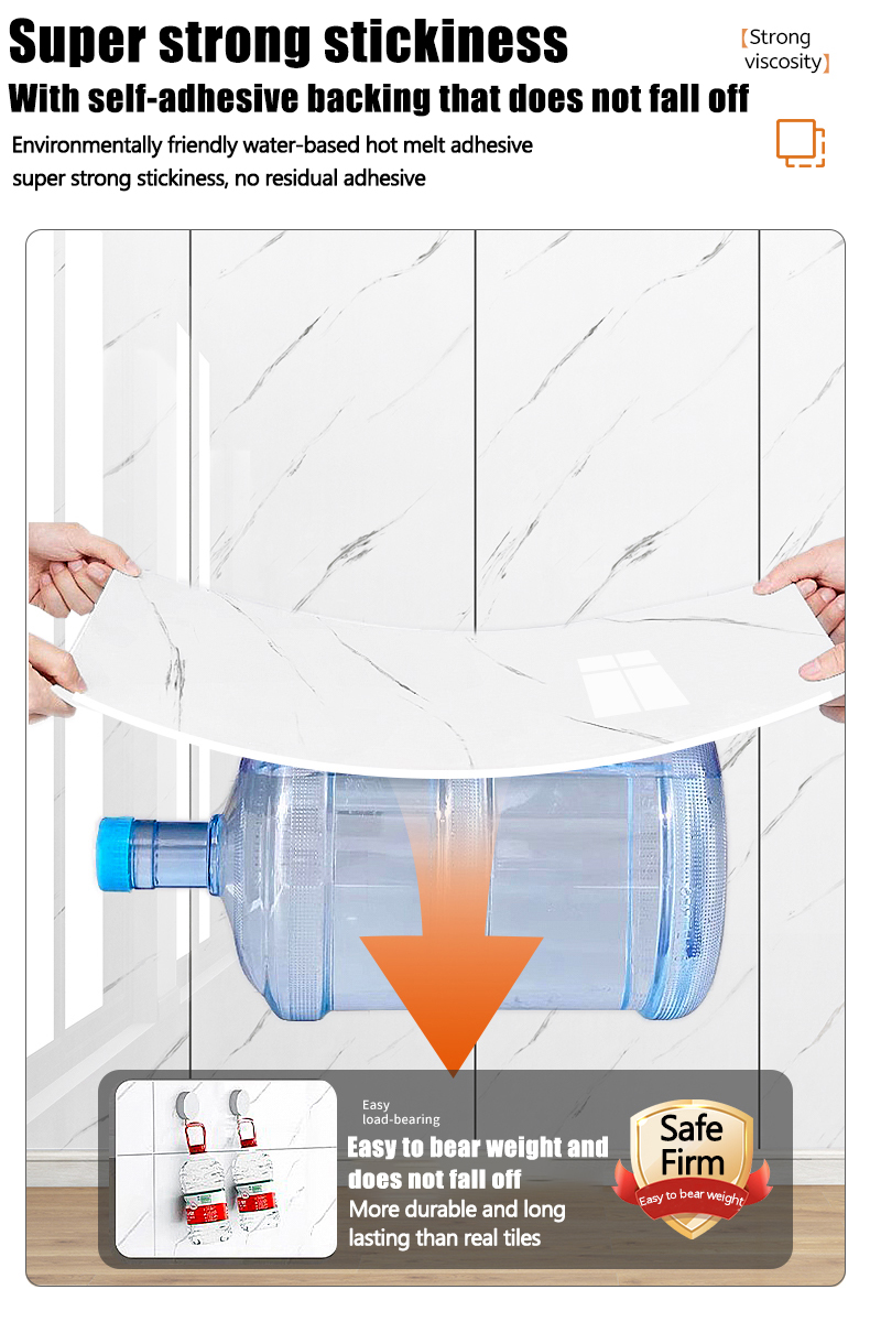 pvc Self Adhesive Marble Wallpaper Waterproof Oil-Proof Wall Stickers Table renovation ...