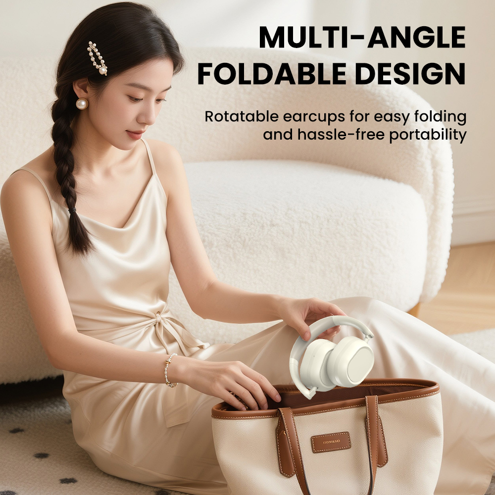 Orashare HS05 Wireless Headphones Bluetooth 5.4 Low Latency Gaming 17H ...