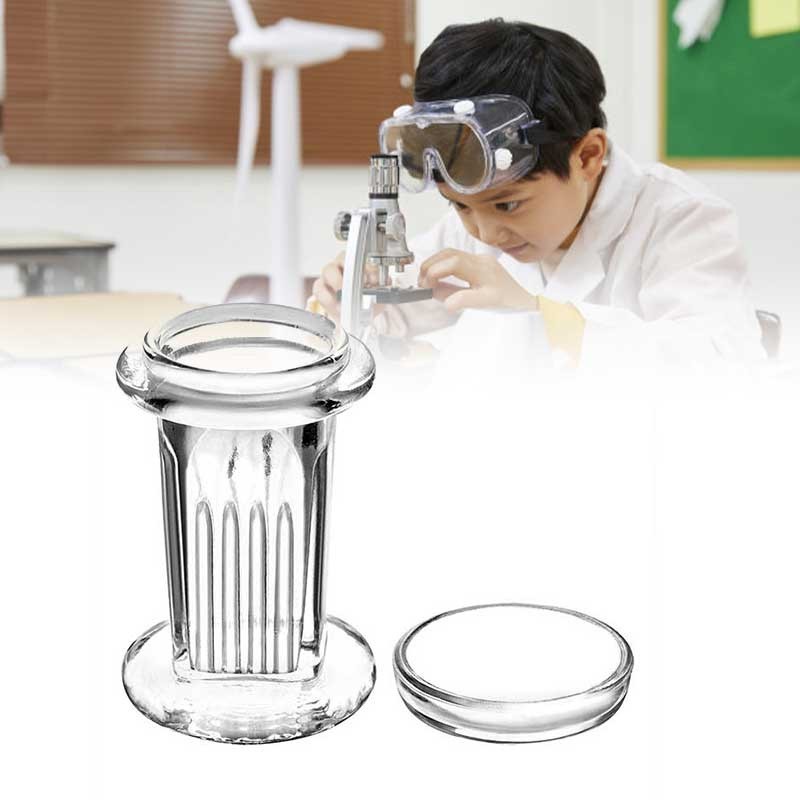 5Slide/10Slide Glass Staining Jar Glass Slides Staining Container Jar ...