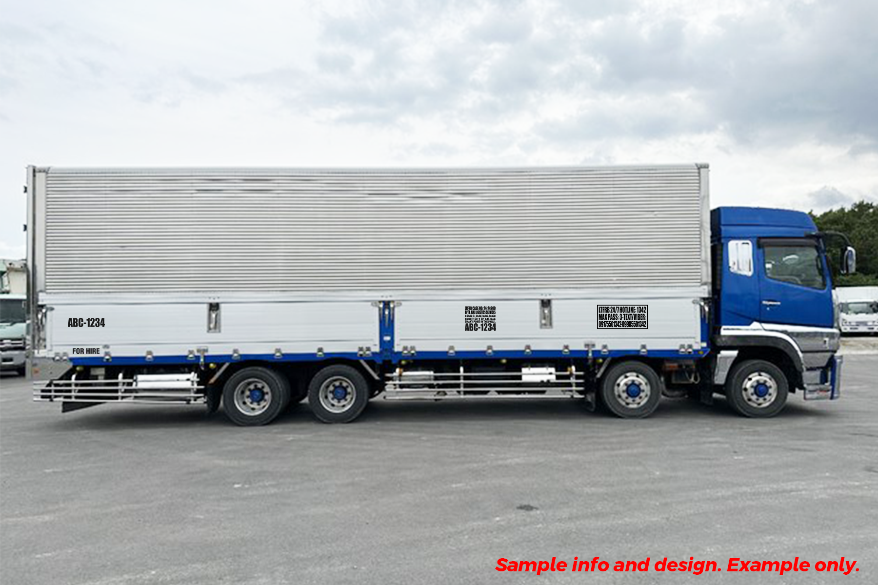 LTFRB HOTLINE 24/7 STICKER - WATERPROOF VINYL STICKER | Shopee Philippines