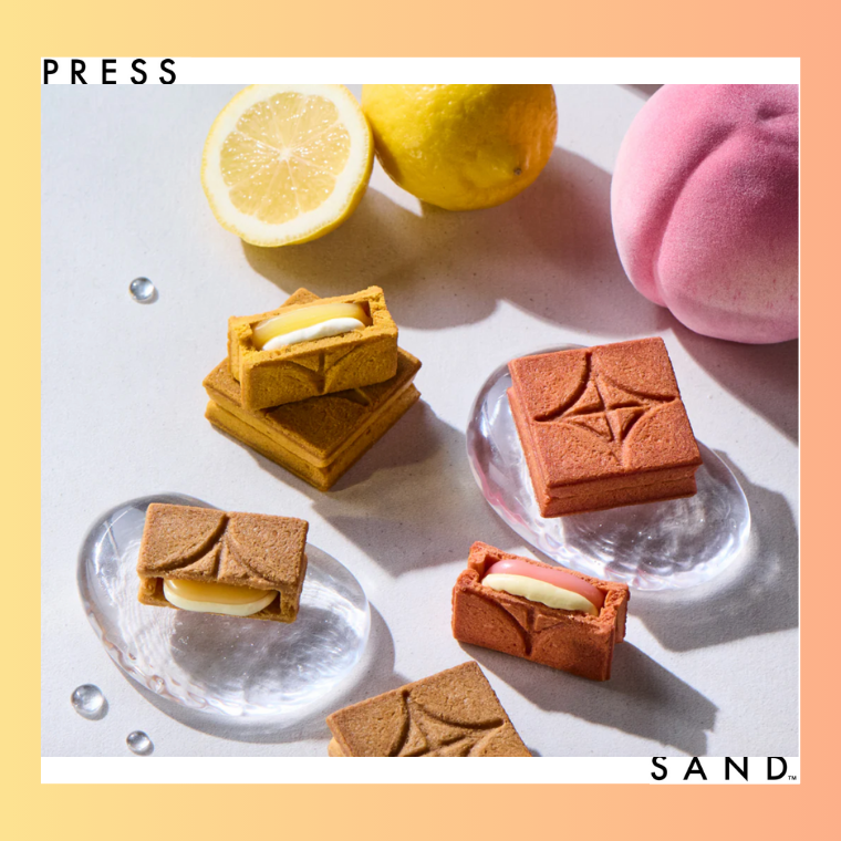 [New] PRESS BUTTER SAND Peach / Lemon 2 type [Direct from Japan ...