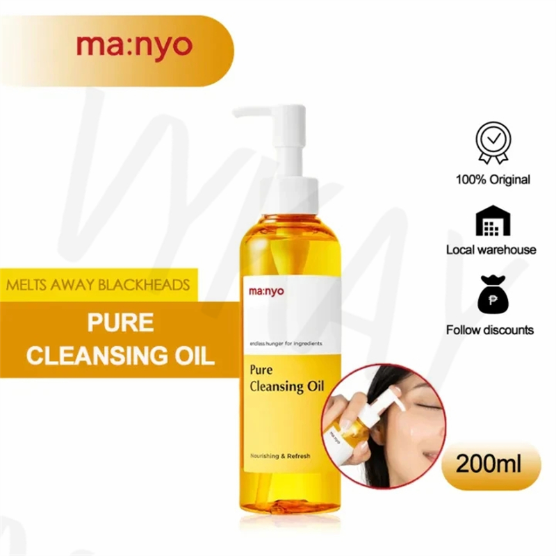 MANYO Cleansing Oil 200ml Vegan Formula Hypoallergenic Makeup Remover ...