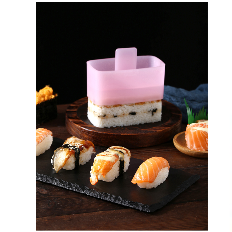 Rice Mould Musubi Molder Maker Rectangular Layer Mold Box Scoop Onigiri ...