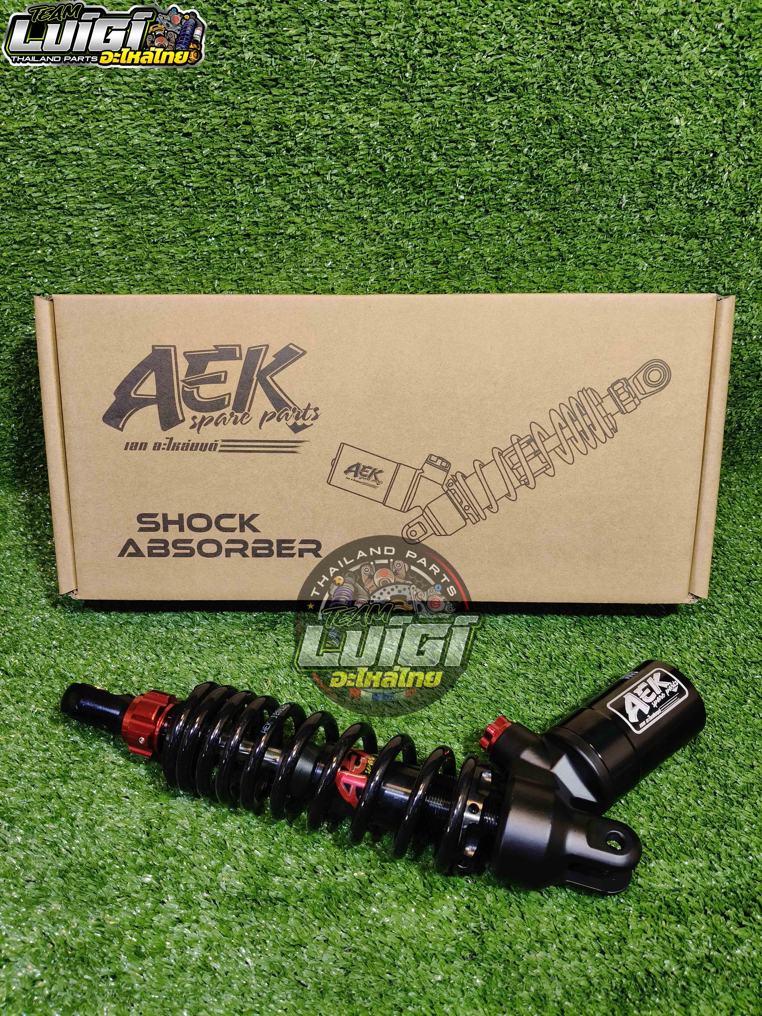 AEK REAR SHOCK ABSORVER INVERTED ADJUSTABLE 300MM CLICK / MIO / BEAT ...