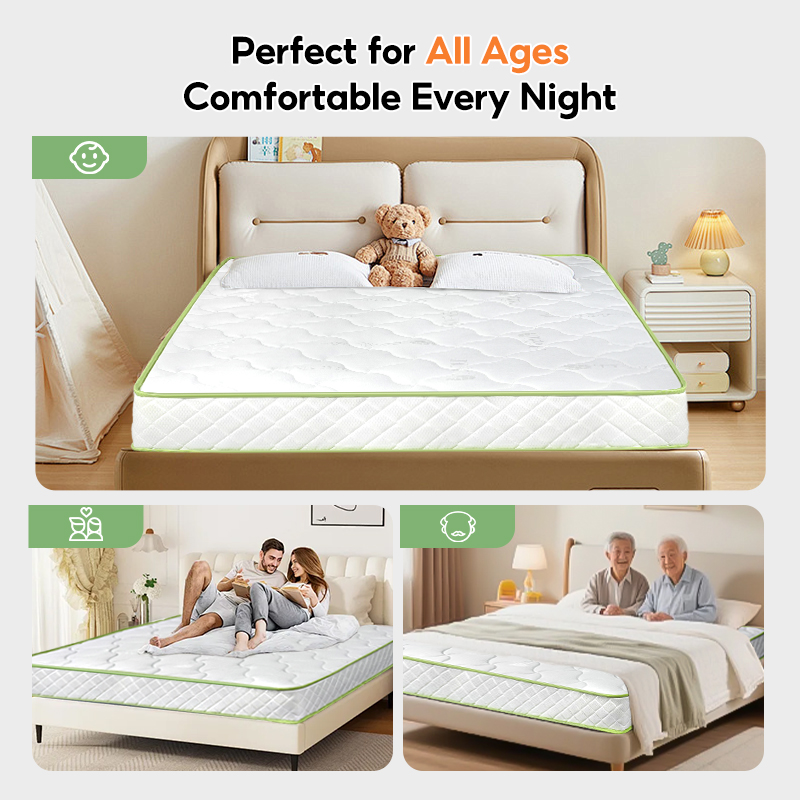 Thickening and upgrading 8 Inch foam Spring mattress Deluxe Memory ...