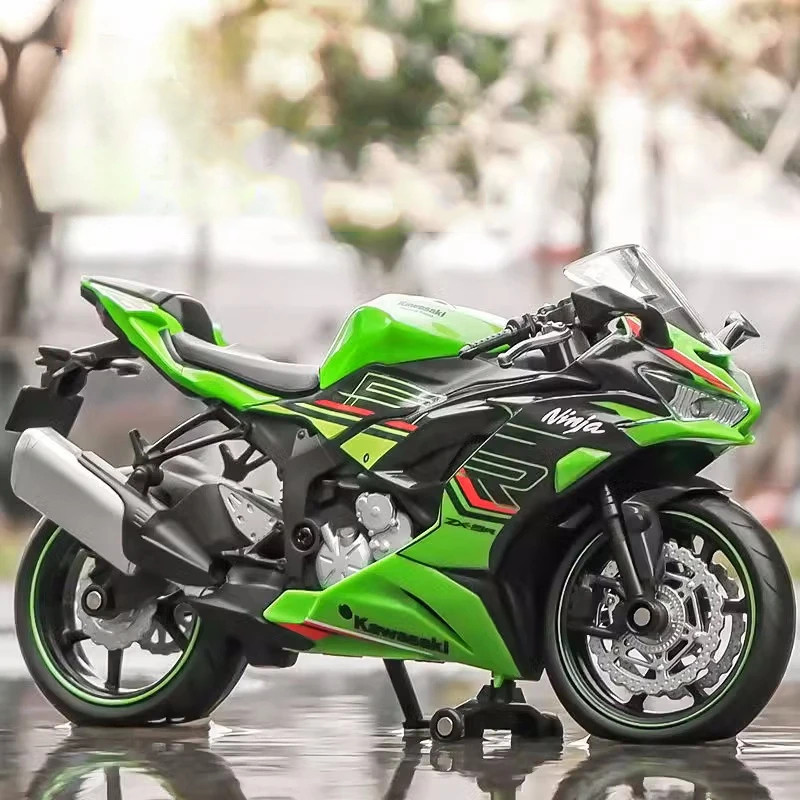 Kawasaki ZX-6R Alloy Motorcycle Model 1:12 Scale Motorcycle Model Toy ...