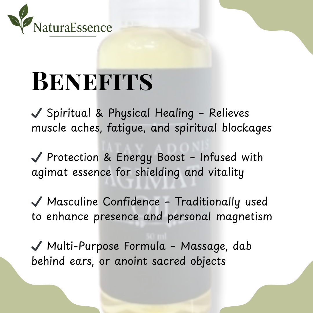 Tatay Adonis Agimat Oil 50ml – Healing, Protection, Pampaswerte ...