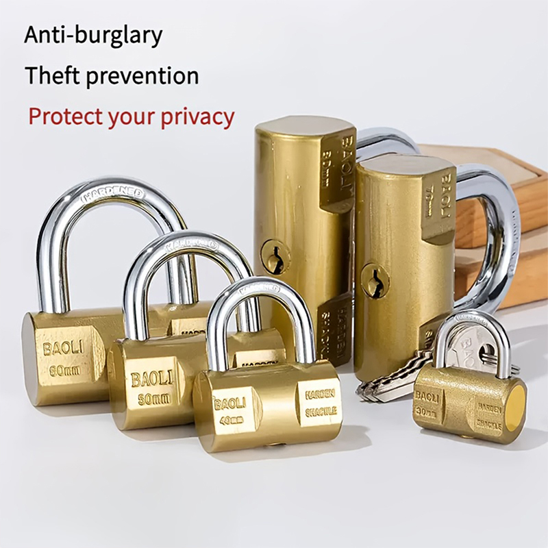 Dragon Hammer Padlock Word Key Imitation Copper Hammer Safety Lock ...