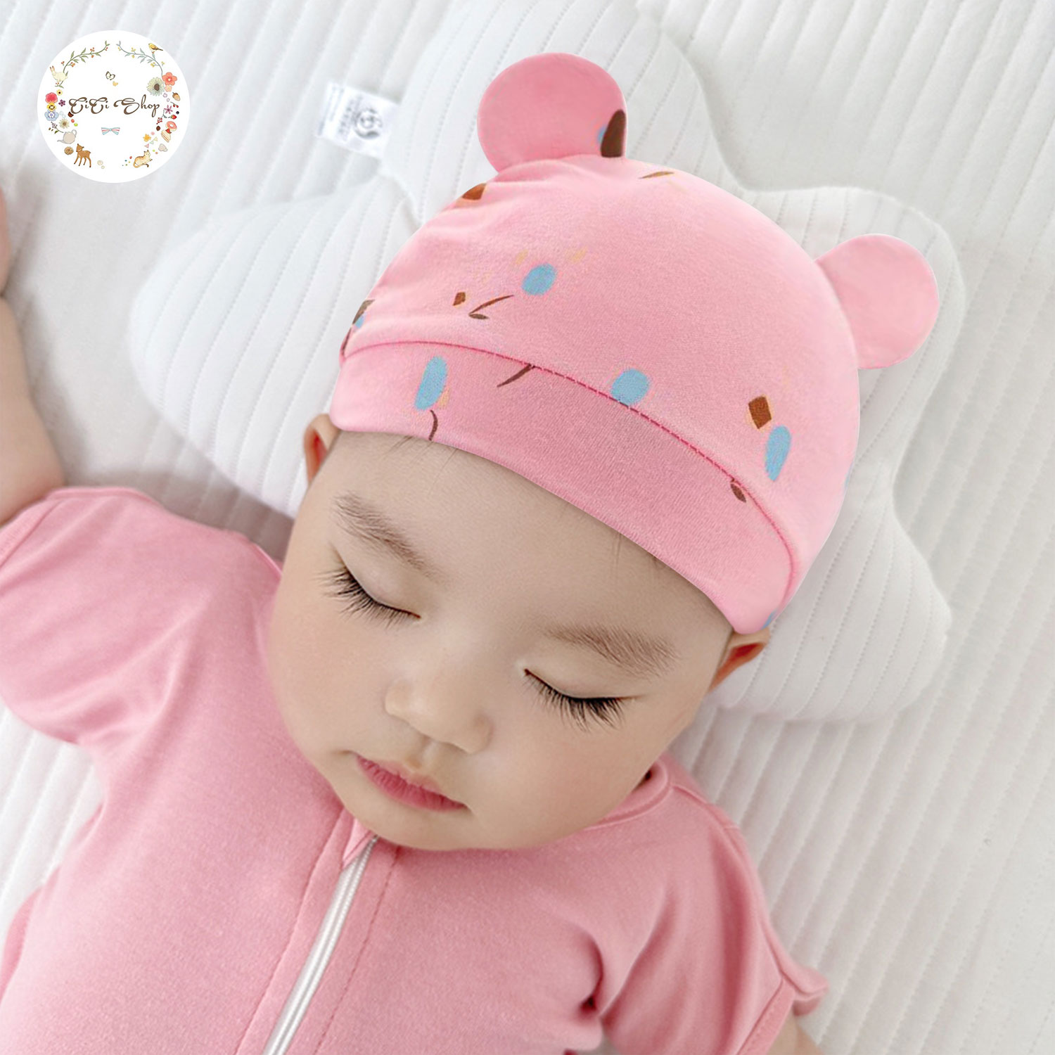 CiCi 100%Cotton Baby Boy Girl Hat Cute Ears Caps Casual Beanies Bonnet ...