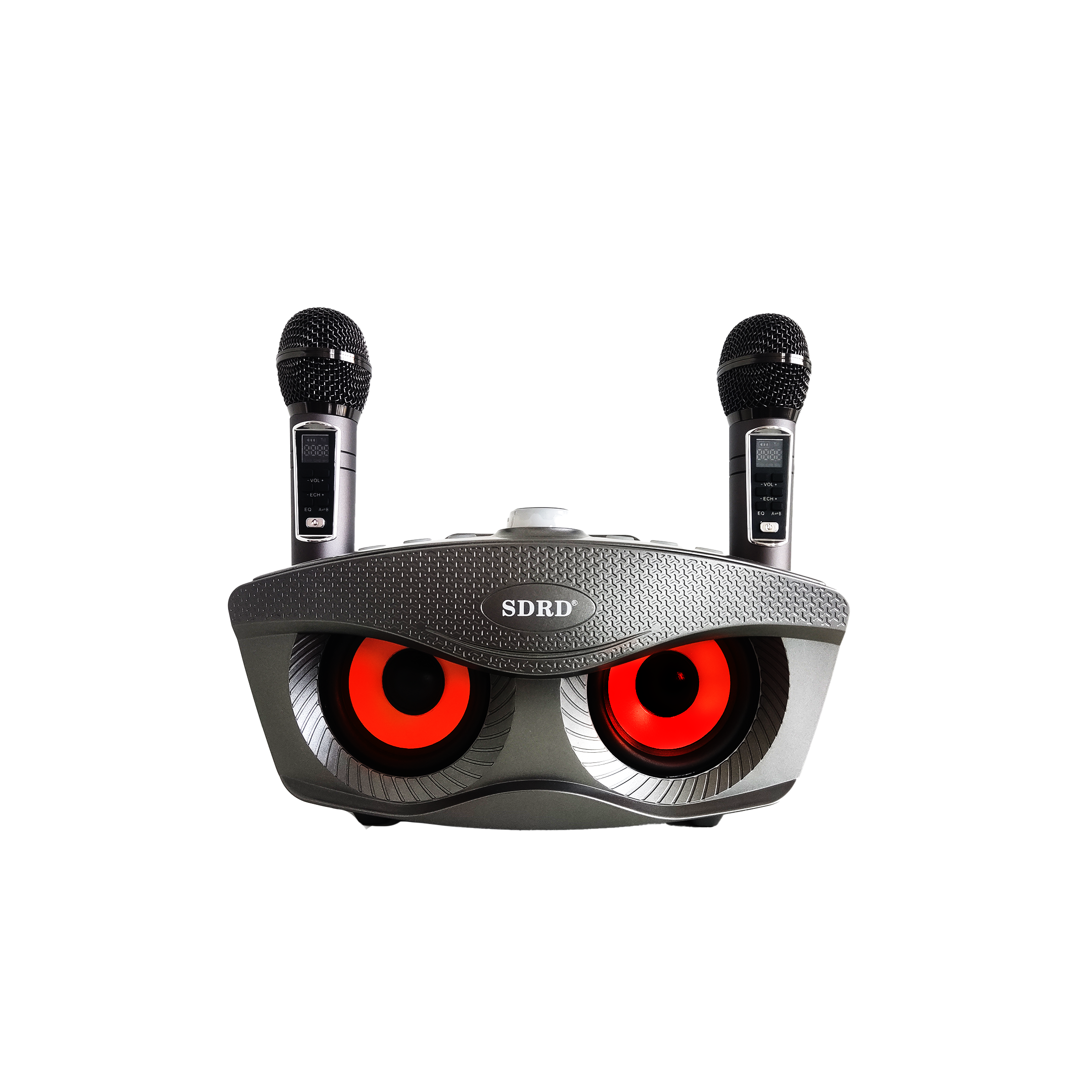 SDRD SD-306 Plus Wireless Bluetooth Dual Microphone Karaoke Speaker ...