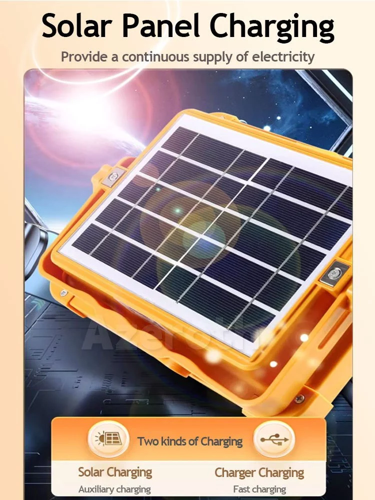 Solar Emergency Light Solar Light Outdoor Waterproof Solar LED Flood ...