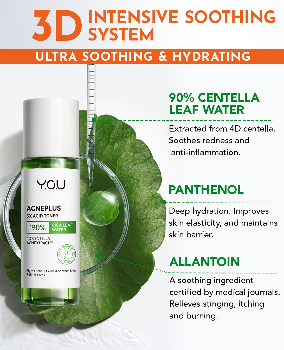 [NEW LAUNCH] Y.O.U AcnePlus 5X Acid Toner 80ml l Fights Acne Calms and ...