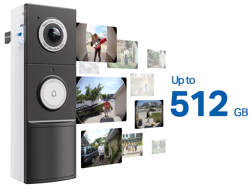 TP-Link | Tapo | D235 | 2K | 5MP | 180° | Ultra-Wide View | Full-Color ...