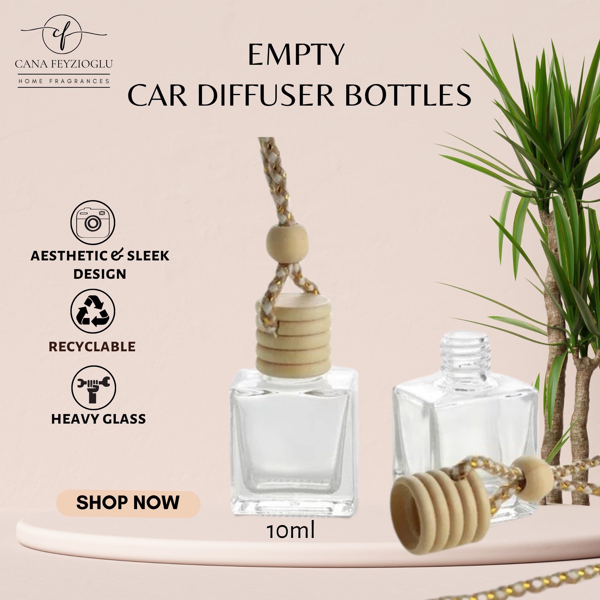 EMPTY HANGING CAR DIFFUSER BOTTLE | Shopee Philippines