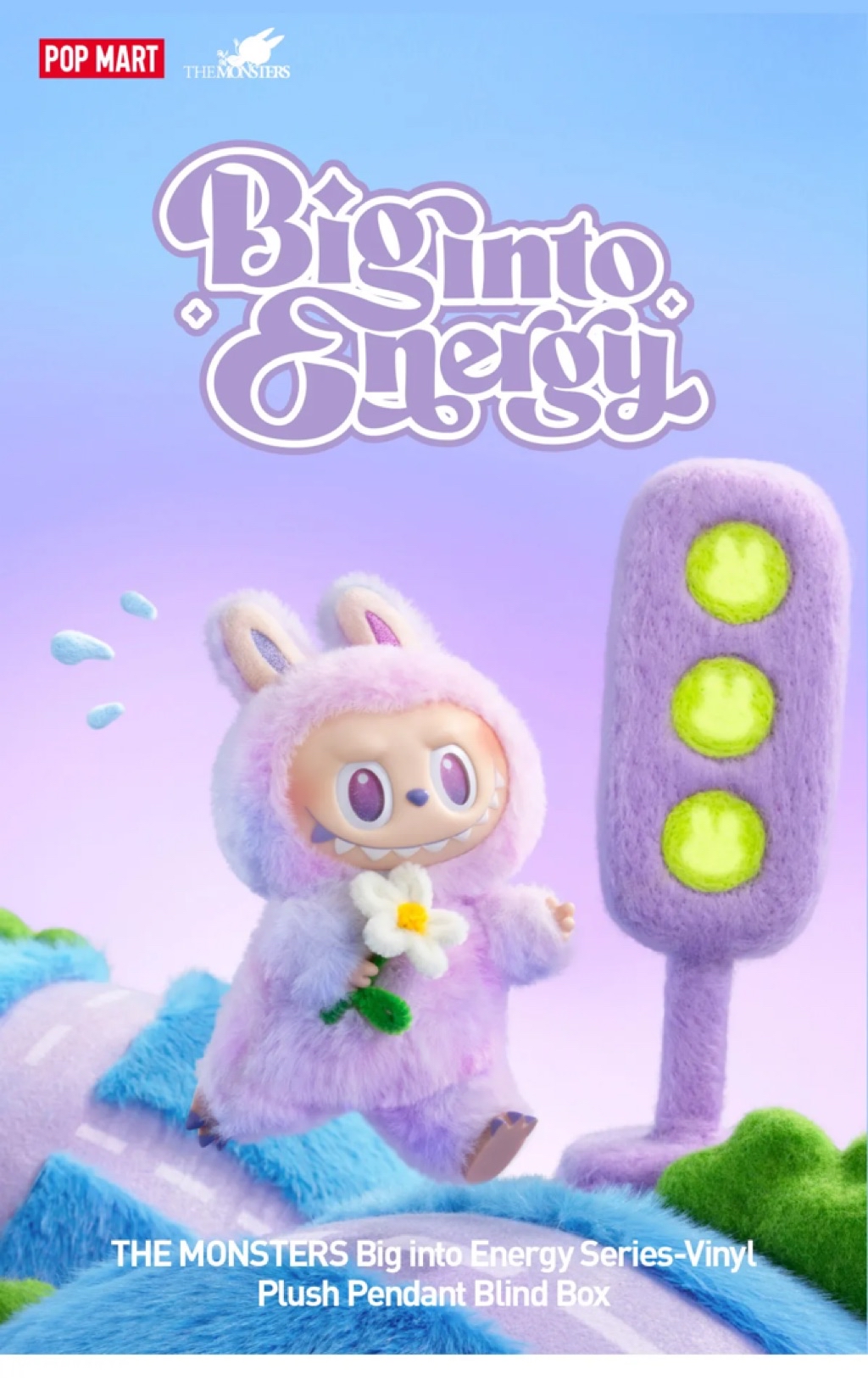 LABUBU Big Into Energy Version 3 V3 Plush Pendant LOVE HAPINESS LUCK ...