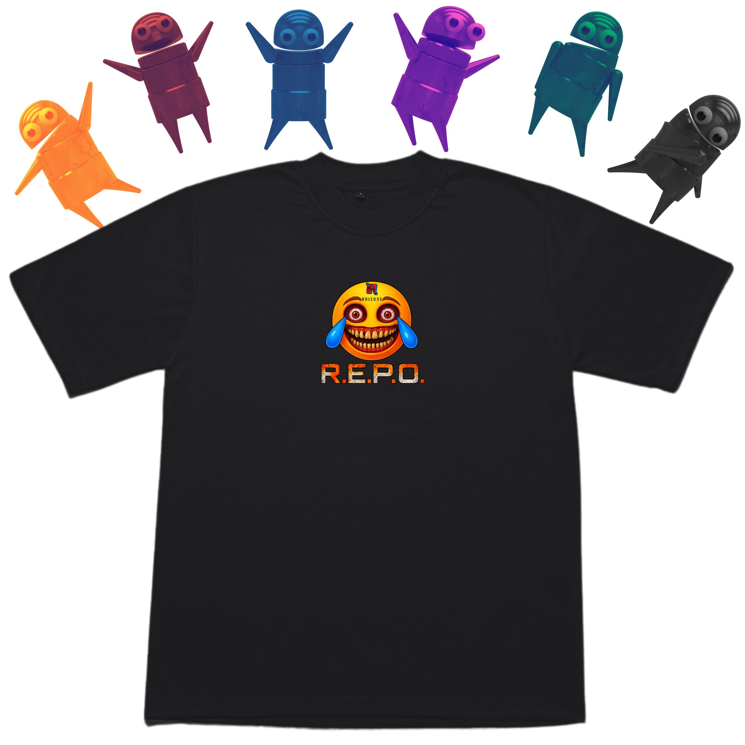 ANIZONE YELLOW G R.E.P.O. (REPO) Poses - Custom T-shirt - Add your ...