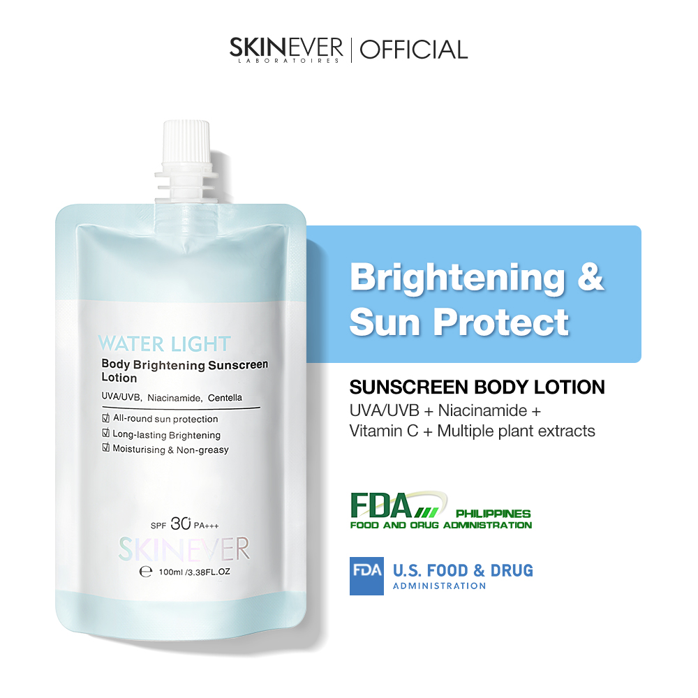 （BUY 1 TAKE 1）SKINEVER Water Light Body brightening Sunscreen Lotion ...