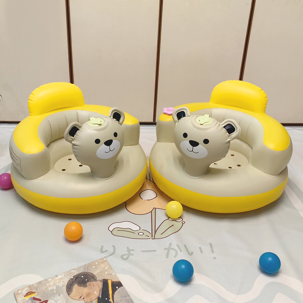 Multifunctional Cute Inflatable Sofa Baby Chair Seat Inflatable Eating ...