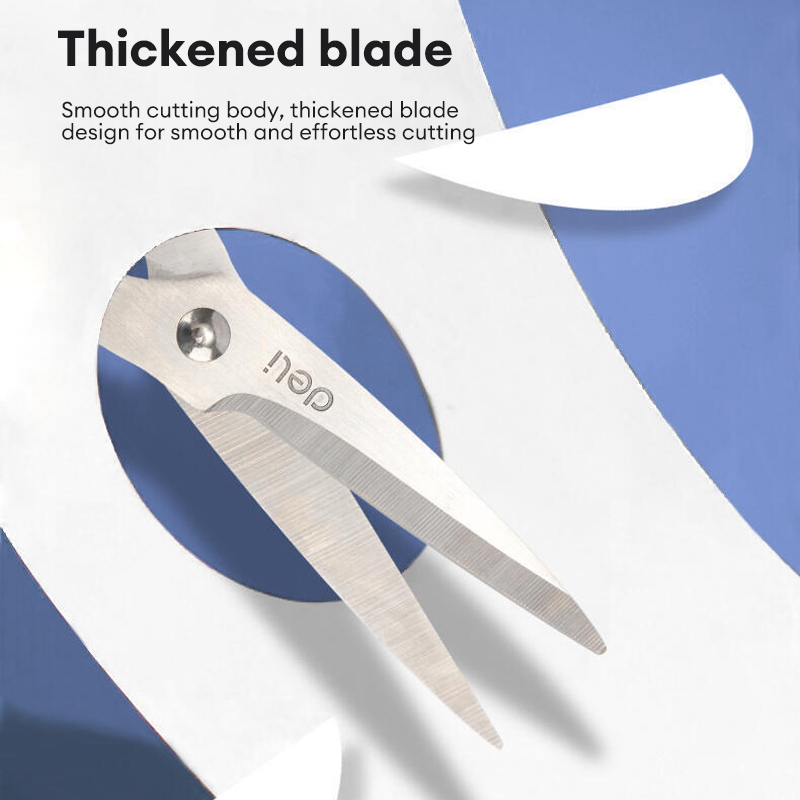 Deli Stainless Steel Scissors 6 inches (154mm) School Office Supplies ...