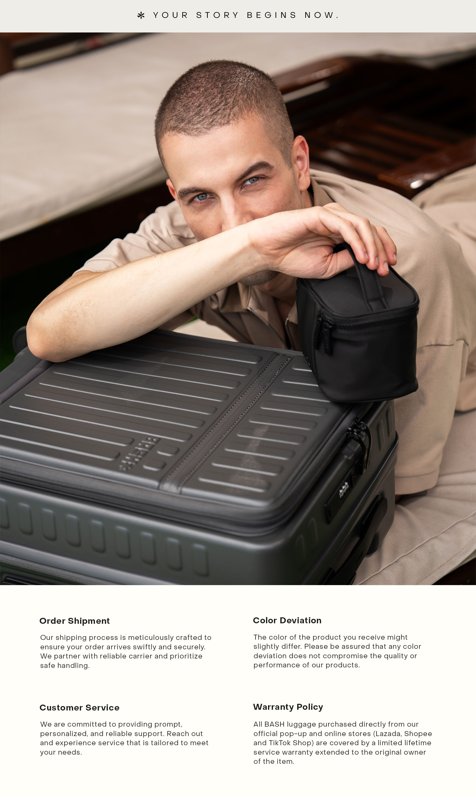 BASH Gateway Luggage Collection in Oak | Shopee Philippines